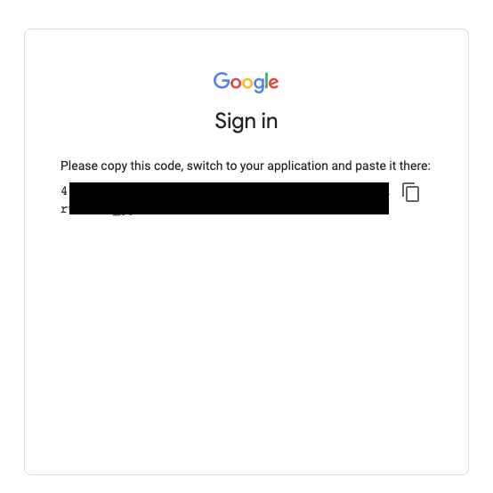 Google Sign In Drive
